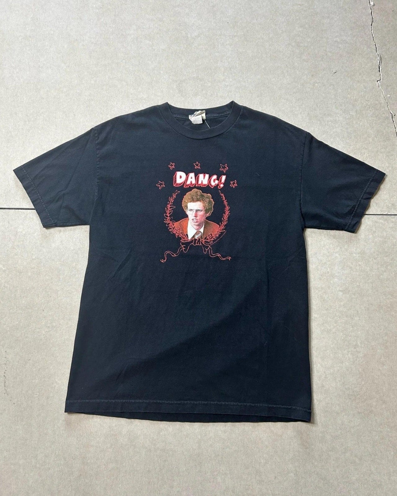 2000s Vintage Napoleon Dynamite Black T Shirt Size L - Martin City Vintage
